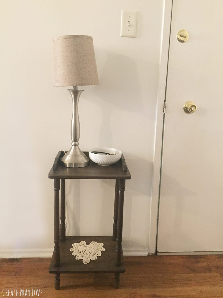 DIY Entry Stand & Organization Tips - Create Pray Love