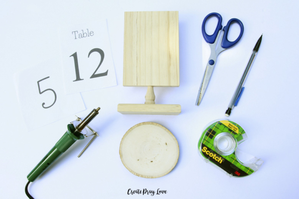 Make Rustic Wedding Table Numbers With This Woodburning Tutorial