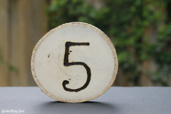 Make Rustic Wedding Table Numbers With This Woodburning Tutorial